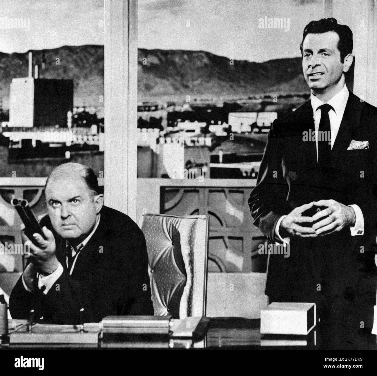 John Mcgiver & Mort Sahl Film: Johnny Cool (1962) Characters: Oscar B ...