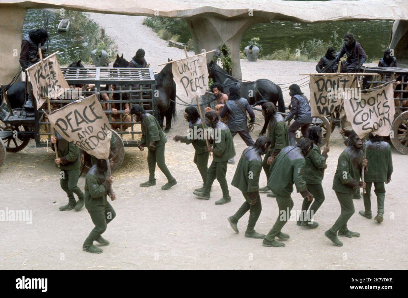 Protesting Apes Film: Planet Of The Apes (USA 1968) Director: Franklin ...