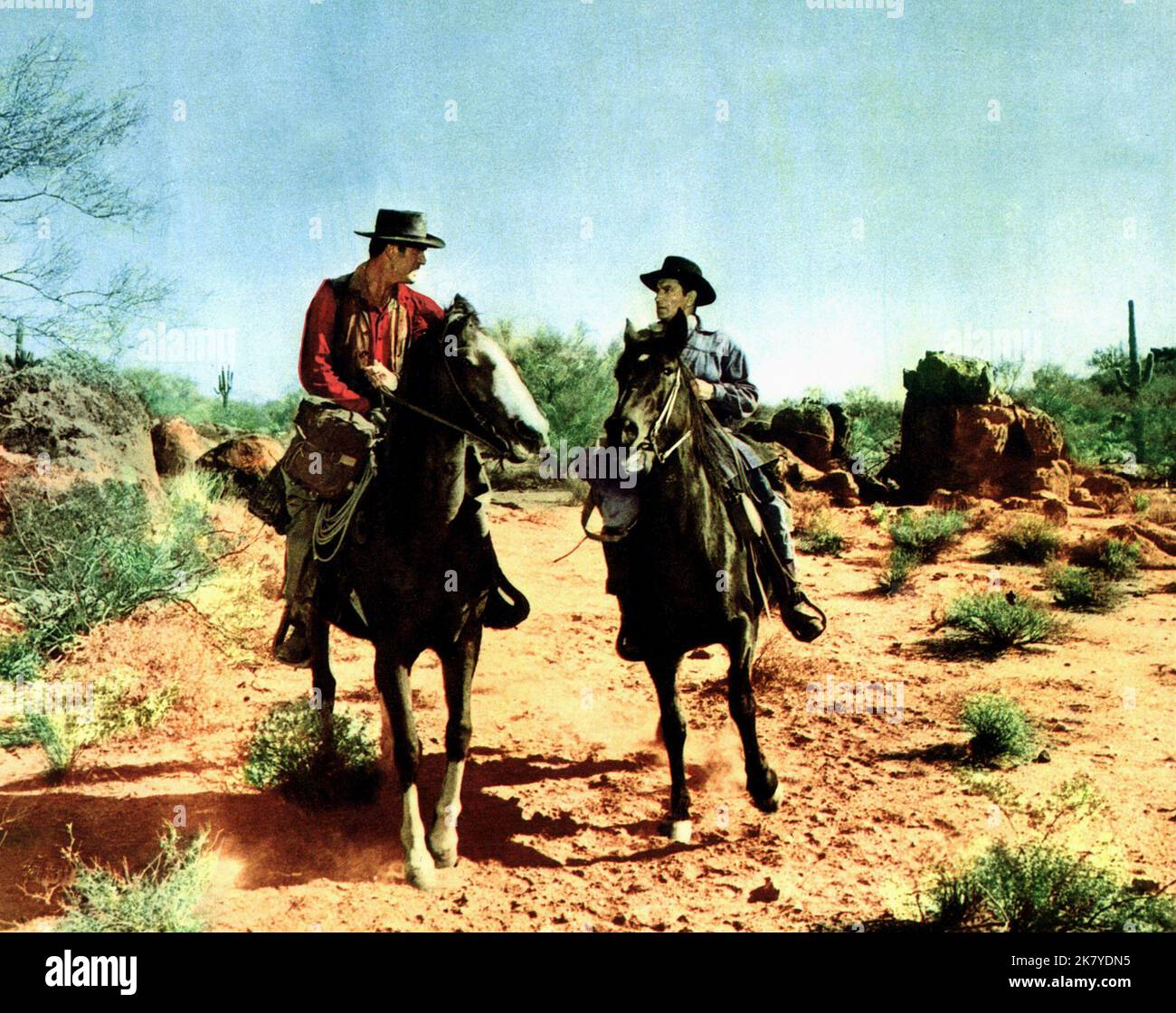 Scene With John Vivyan Film Rider On A Dead Horse (1962) Characters ...