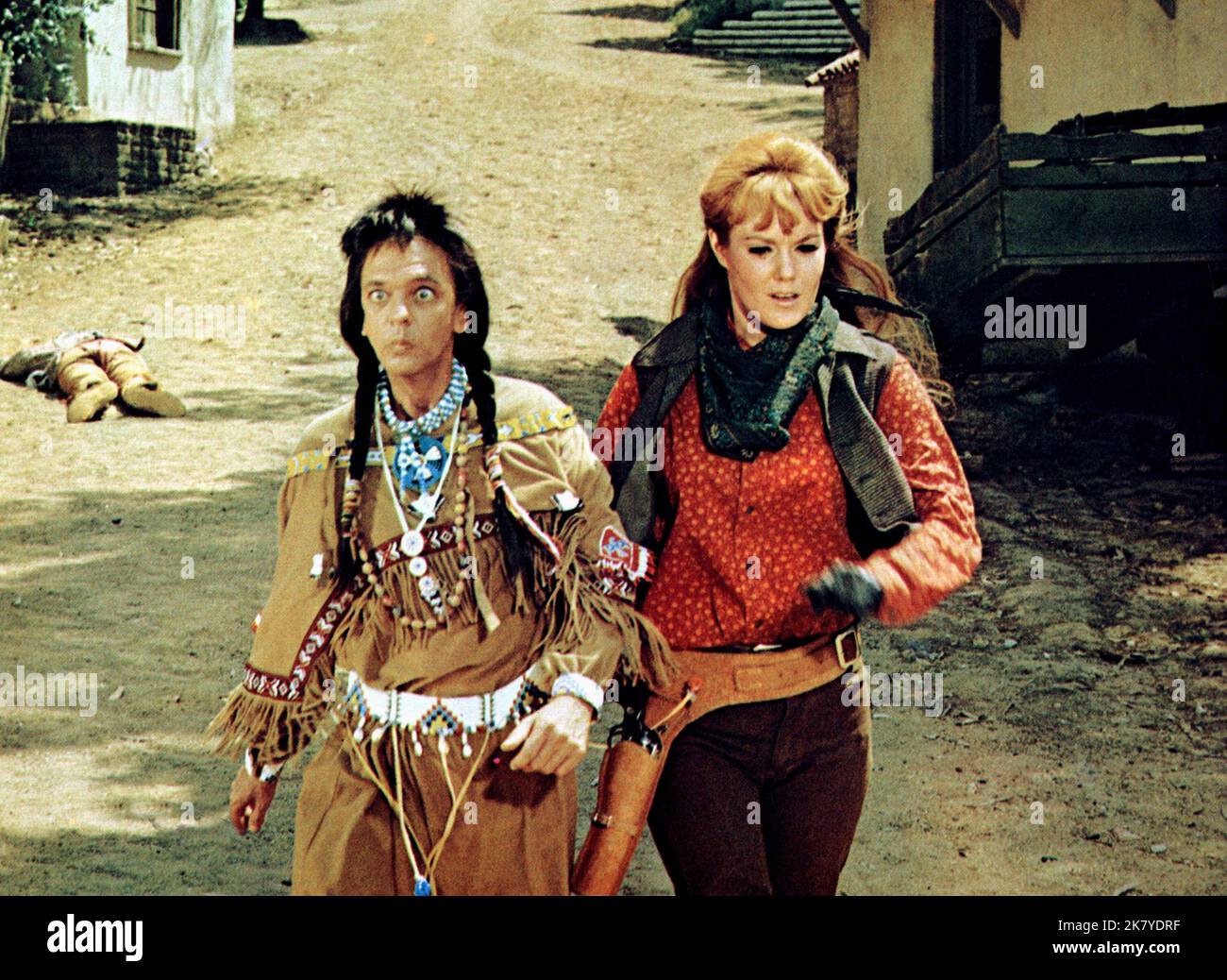 Don Knotts & Barbara Rhoades Film The Shakiest Gun In The West (1964 ...