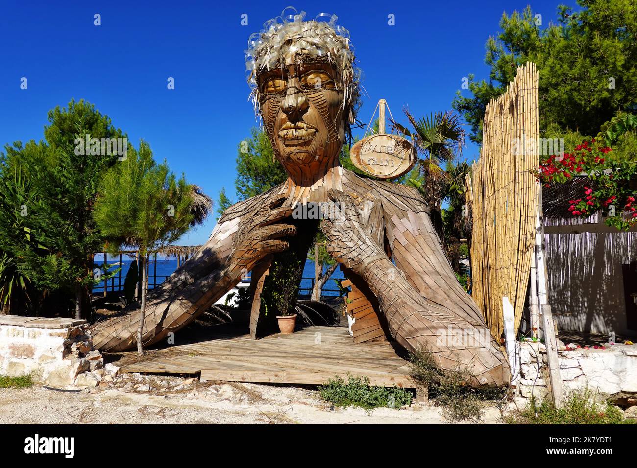 Ksamil beach bar albania hi-res stock photography and images - Alamy