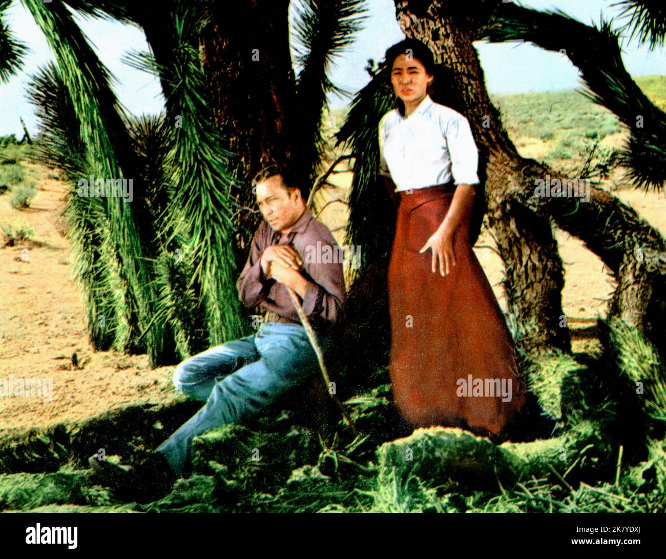 Warren Stevens & Judy Dan Film Stagecoach To Dancers Rock (1966) Characters: Jess Dollard & Loi ...