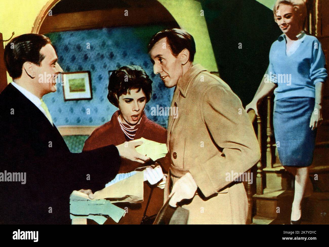 Jack Watling, Renee Houston, John Slater & Carole Lesley Film: Three On ...