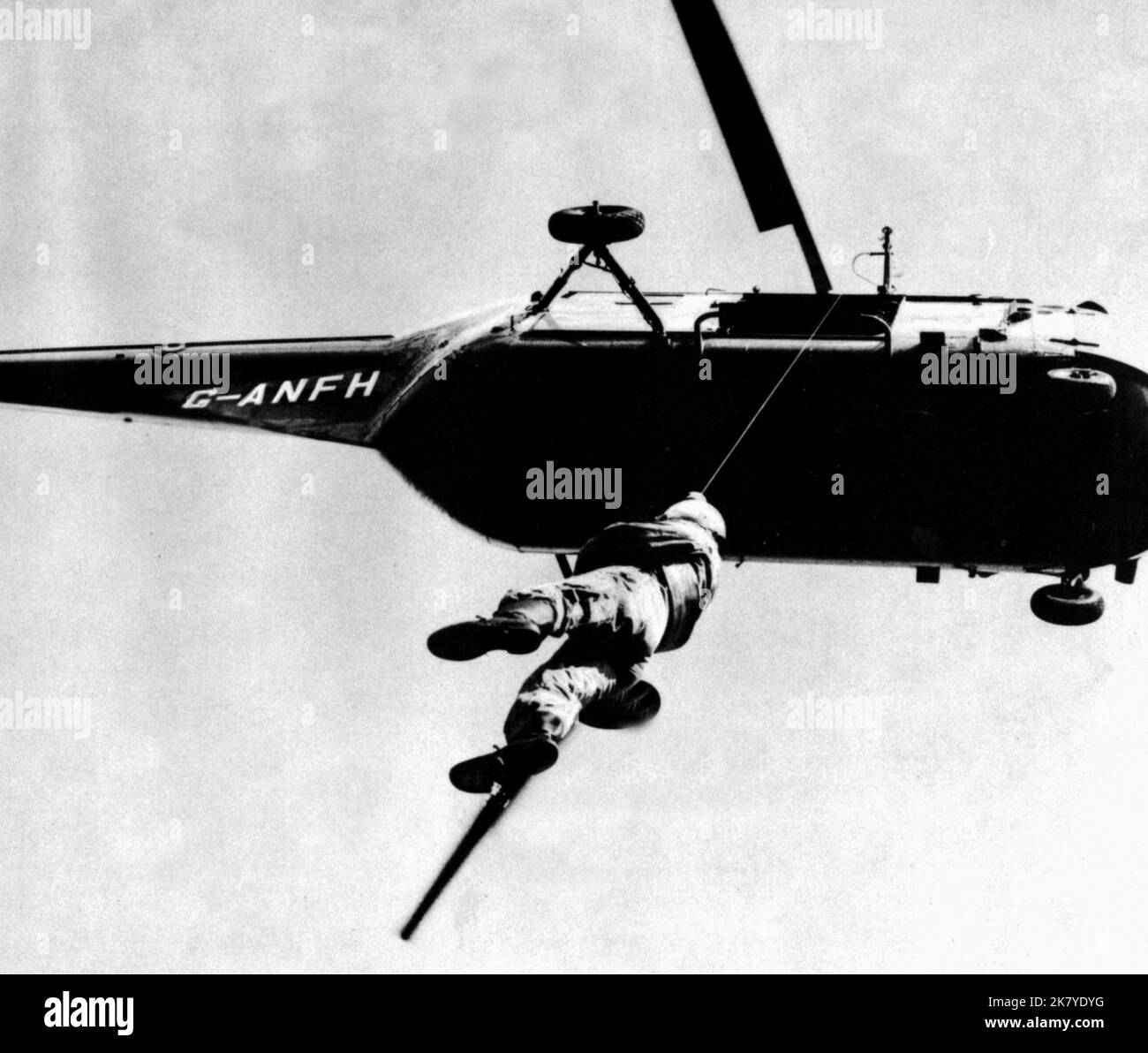 Helicopter Film Where The Bullets Fly (1964) Director: John Gilling 06 ...