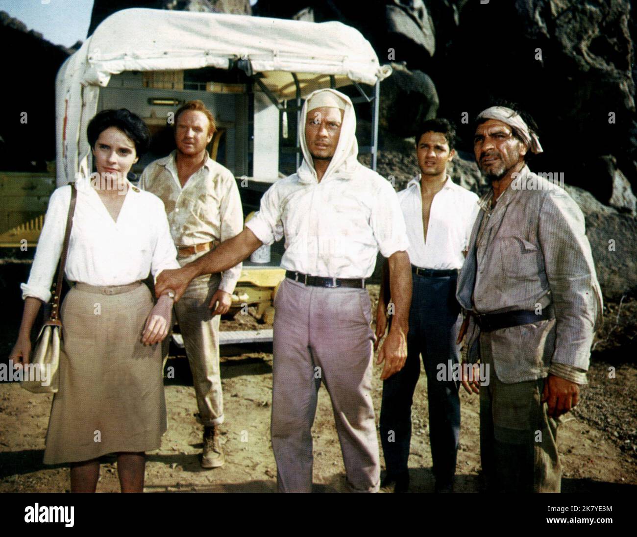 Madlyn Rhue, Jack Warden, Yul Brynner, Sal Mineo & Anthony Caruso Film ...