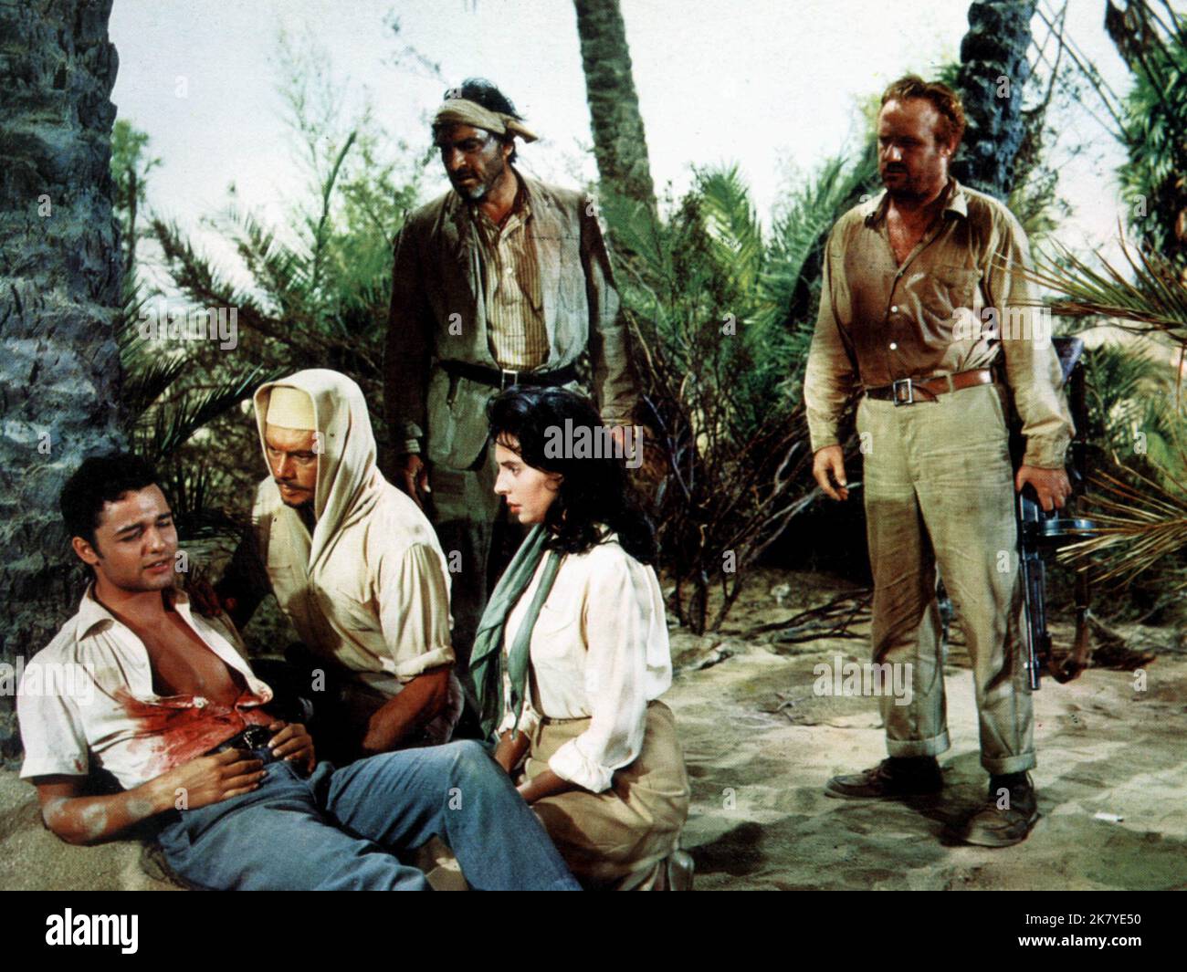 Sal Mineo, Yul Brynner, Anthony Caruso, Madlyn Rhue & Jack Warden Film ...