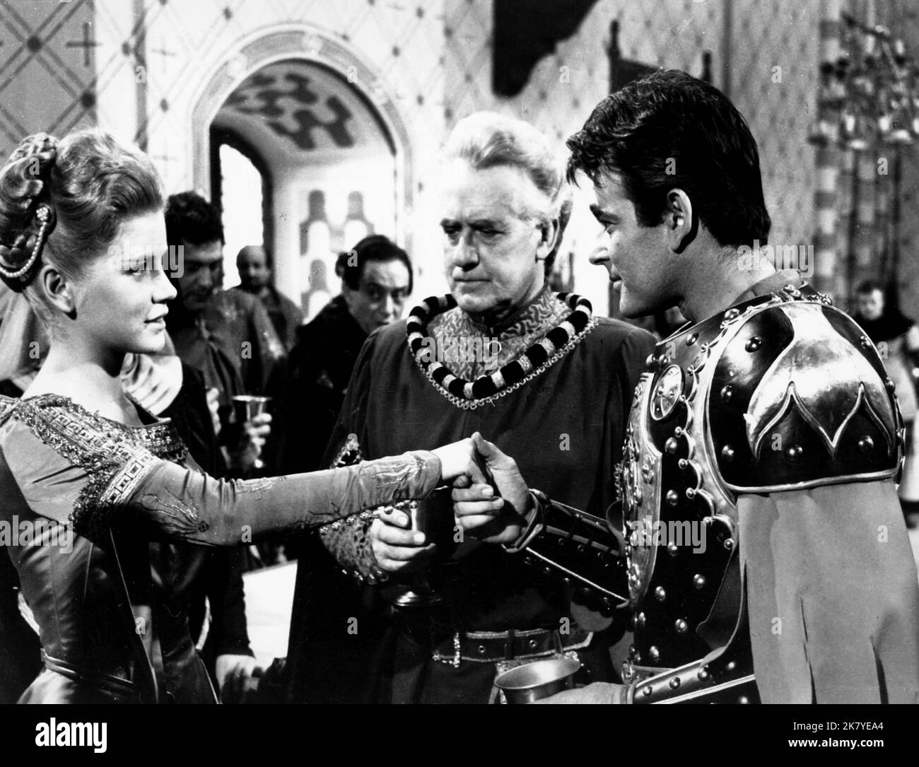 Dolores Hart, Eduard Franz & Stuart Whitman Film: Francis Of Assisi ...