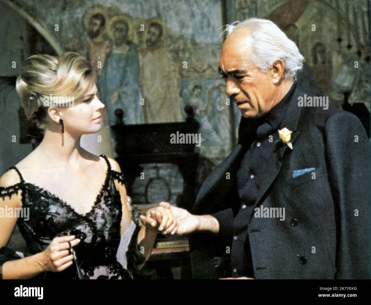 Candice Bergen & Anthony Quinn Film The Magus (1968) Characters: Lily ...