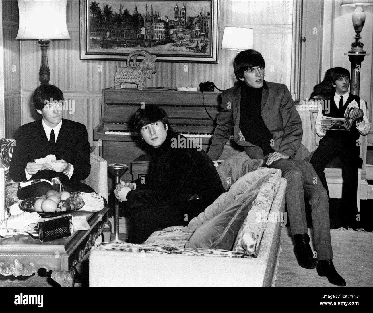 Paul Mccartney, John Lennon, George Harrison & Ringo Starr Film: A Hard ...