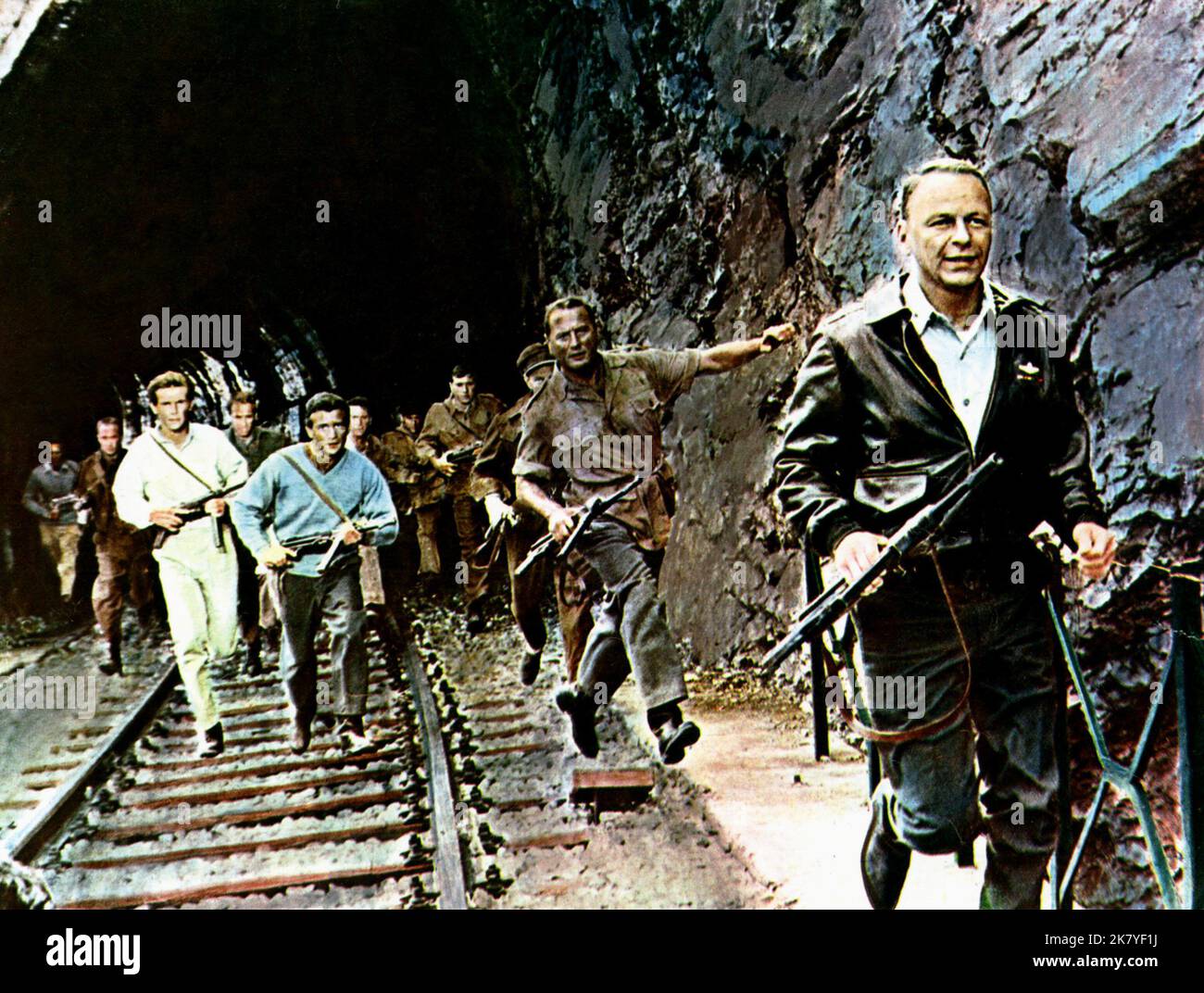 Brad Dexter & Frank Sinatra Film Von Ryan'S Express (1965) Director ...