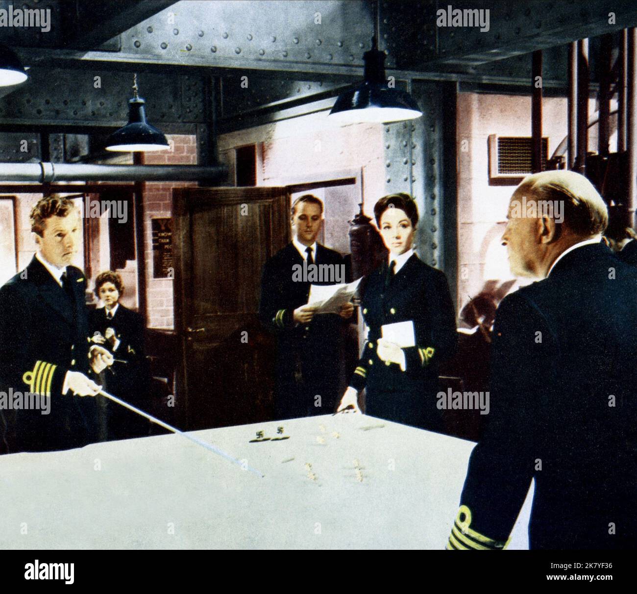 Kenneth More & Dana Wynter Film Sink The Bismarck! (1960) Characters ...