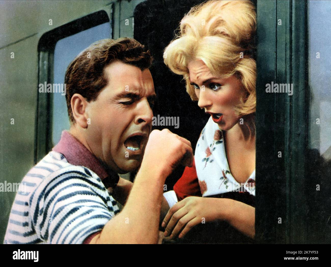 Kenneth More & Shirley Anne Field Film Man In The Moon (1960 ...