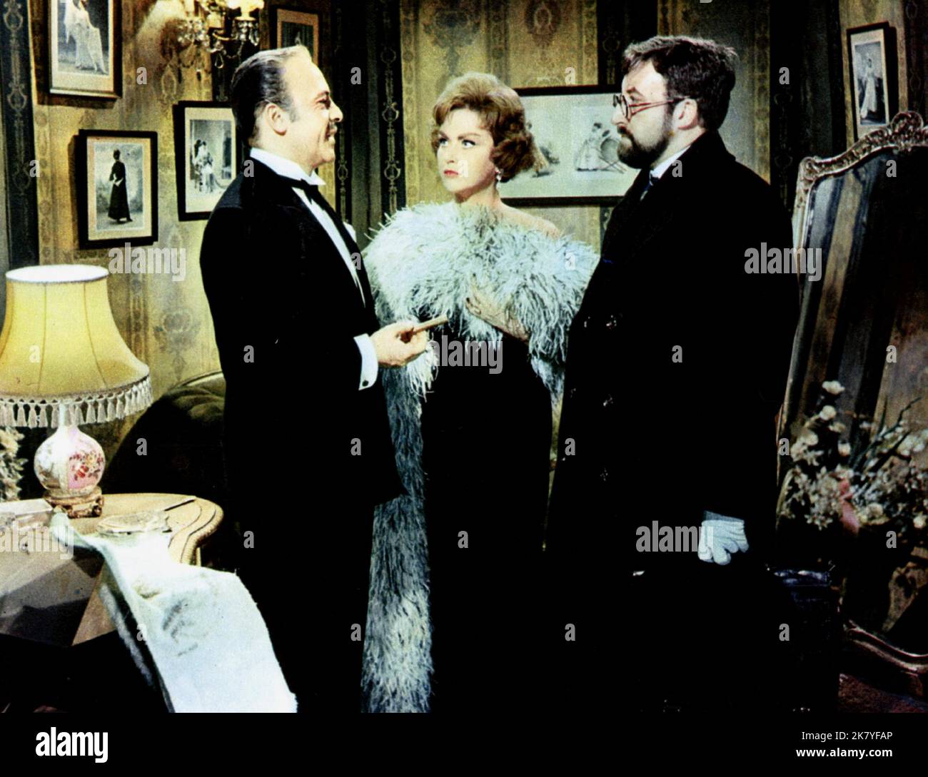 Herbert Lom, Nadia Gray & Peter Sellers Film: Mr. Topaze; I Like Money ...