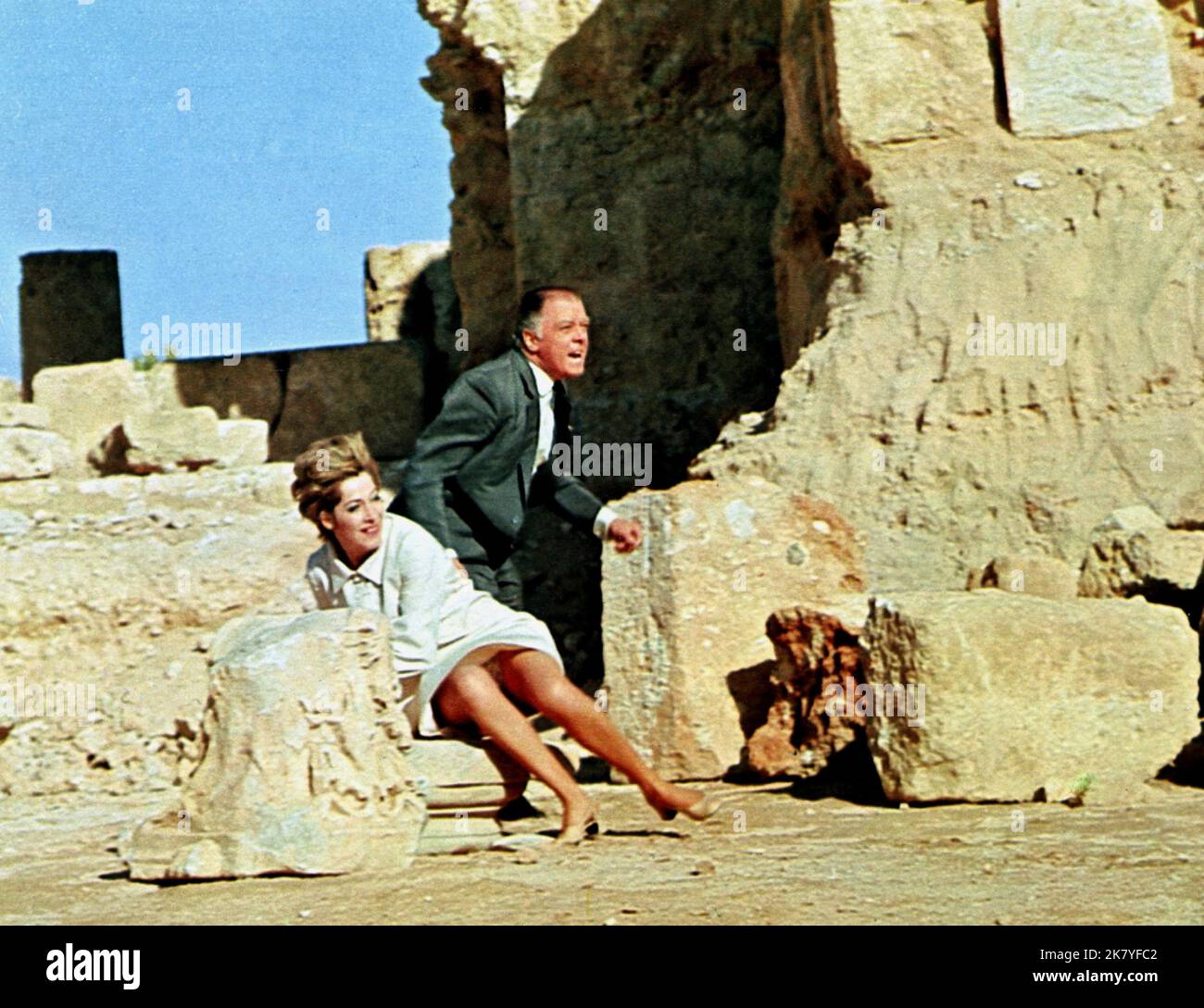 Melissa Stribling & Richard Attenborough Film Only When I Larf (1968 ...