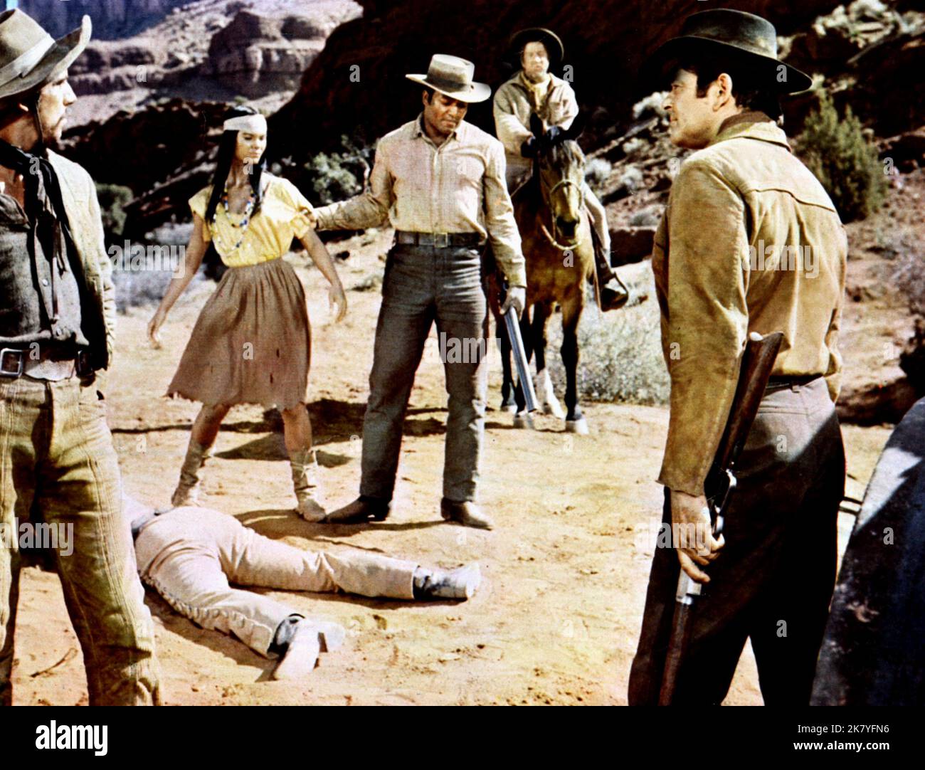 Wende Wagner, Jim Brown & Stuart Whitman Film: Rio Conchos (1964 ...
