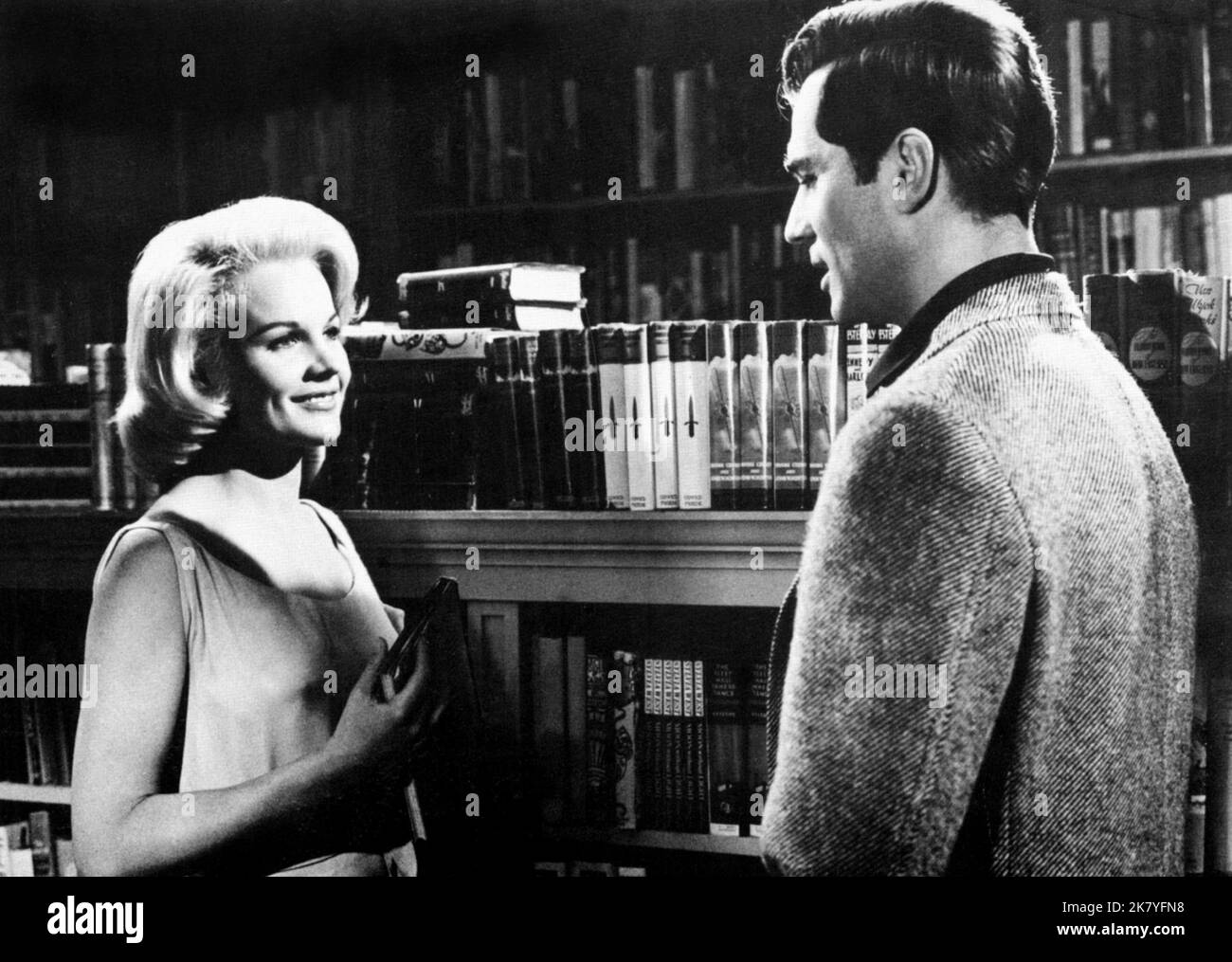 Carroll Baker & Peter Lawford Film Sylvia (1964) Characters: Sylvia ...
