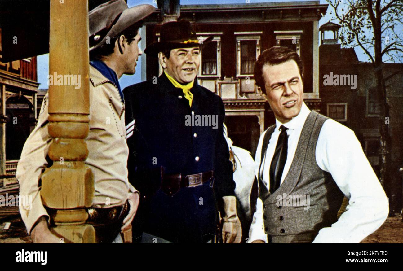 Jim Mcmullan, Simon Oakland & Robert Culp Film: The Raiders (1963 ...