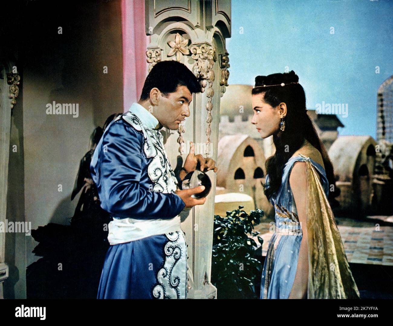 Barry Coe & Diane Baker Film The Wizard Of Baghdad (1963) Characters ...