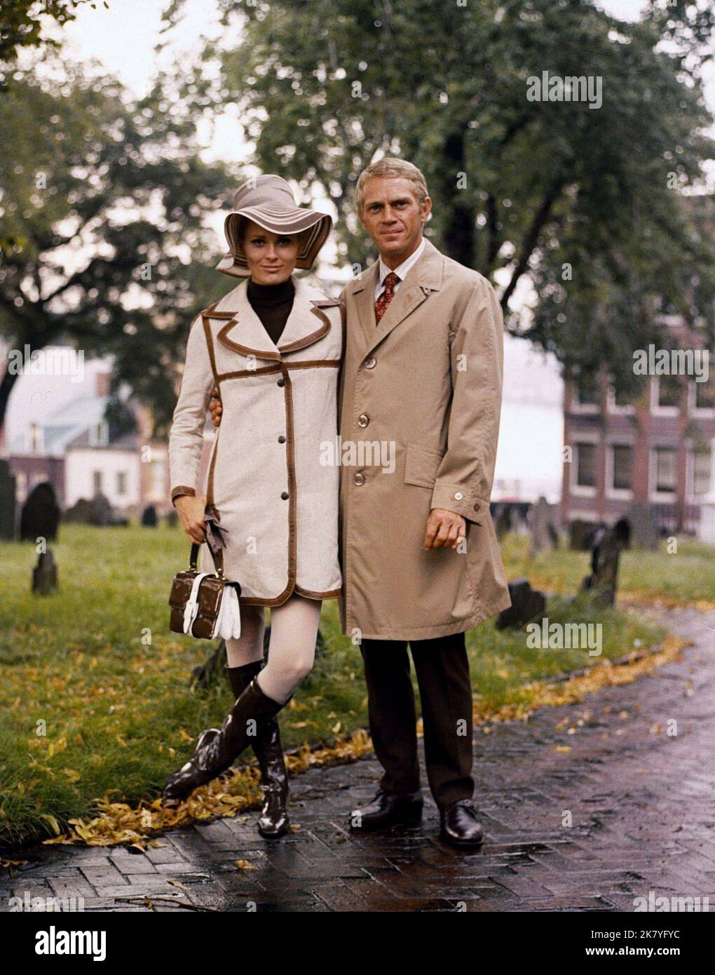 Faye Dunaway & Steve Mcqueen Film The Thomas Crown Affair (USA 1968 ...