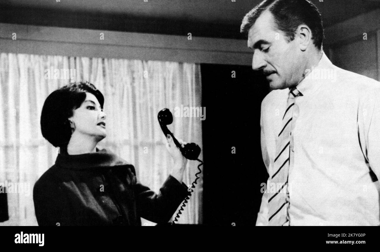 Zena Marshall & Nigel Davenport Film The Verdict (1964) Director: David ...