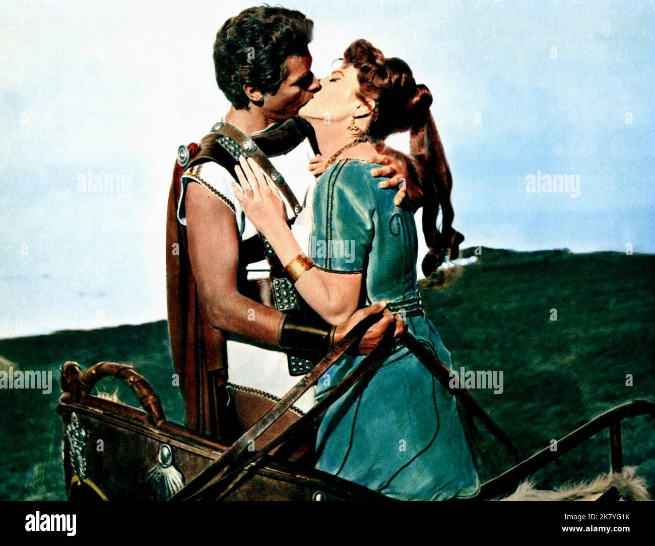 Kerwin Mathews & Tina Louise Film The Warrior Empress; Saffo, Venere Di ...