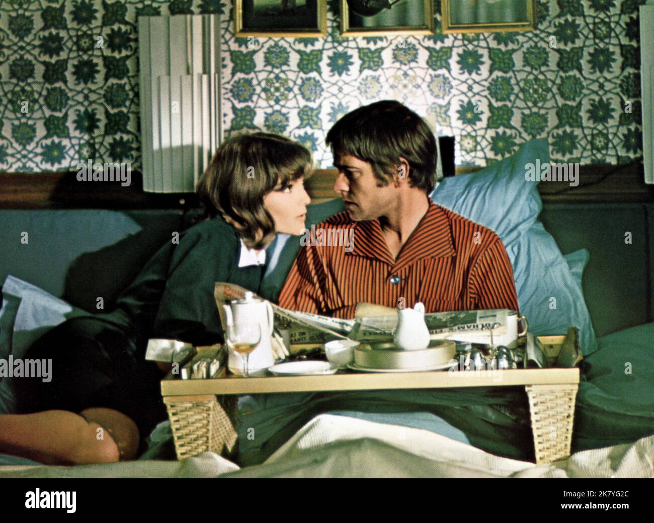 Romy Schneider & Tom Courtenay Film: Otley (1968) Characters: Imogen ...