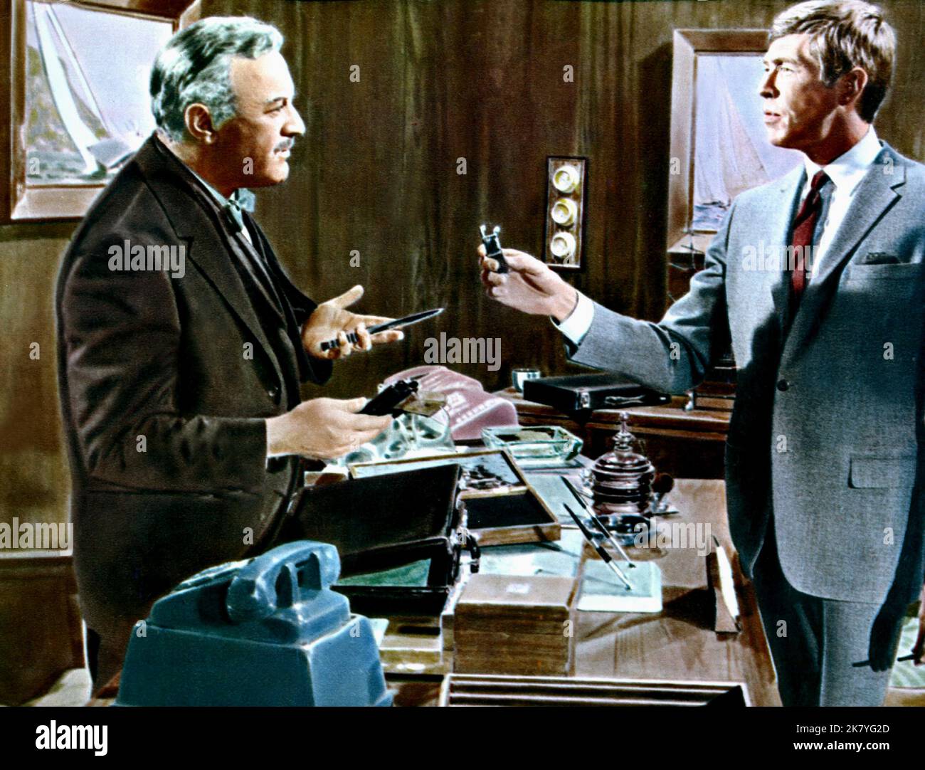 James Coburn & Lee J. Cobb Film Our Man Flint (1966) Characters: Derek ...