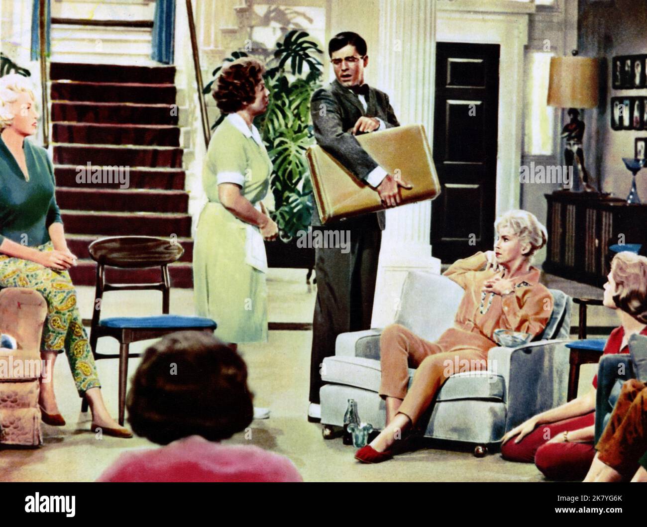 Kathleen Freeman Y Jerry Lewis The Ladies Man Lot (Paramount, 1961).