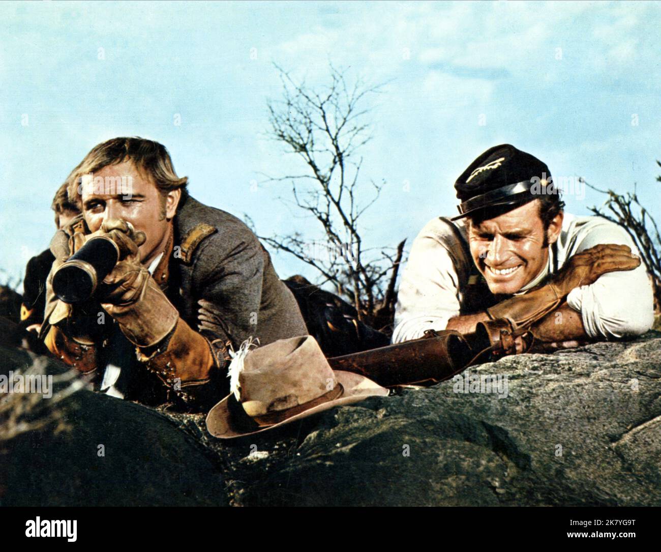 Richard Harris & Charlton Heston Film: Major Dundee (USA 1965 ...