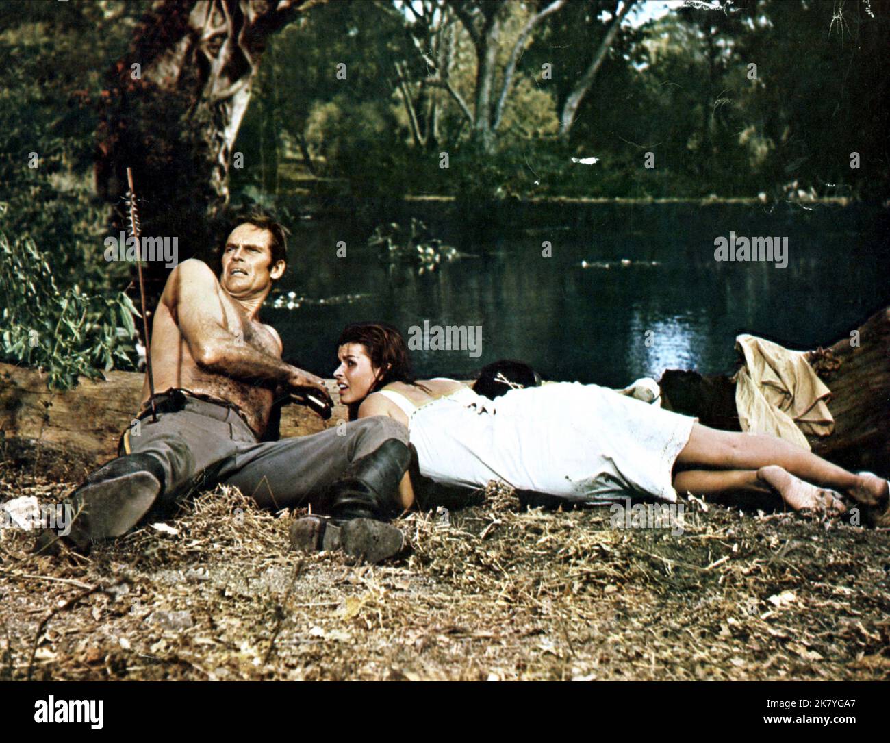 Charlton Heston & Senta Berger Film: Major Dundee (USA 1965) Characters ...