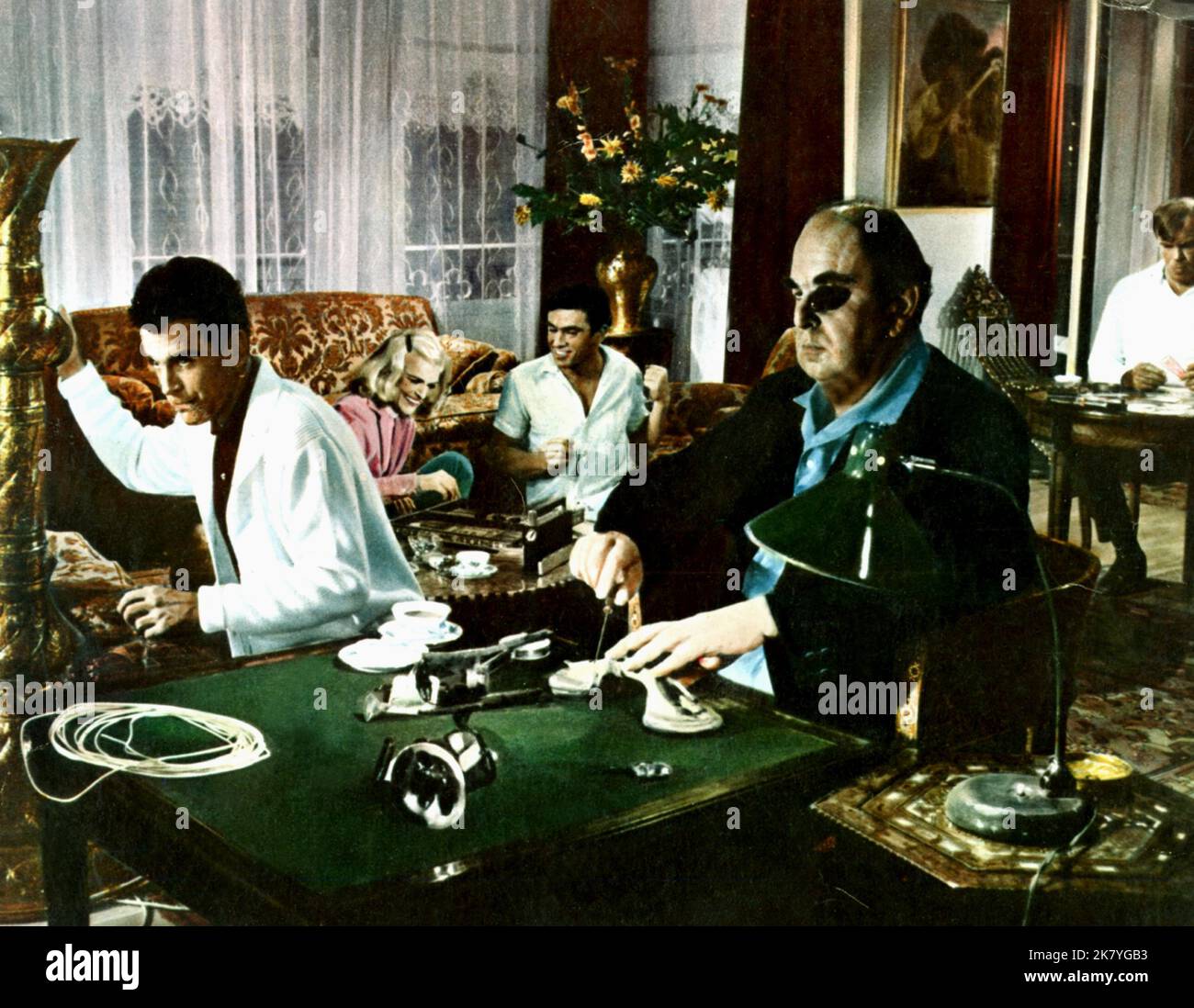 Maximilian Schell, Melina Mercouri & Gilles Segal Film: Topkapi (1960 ...