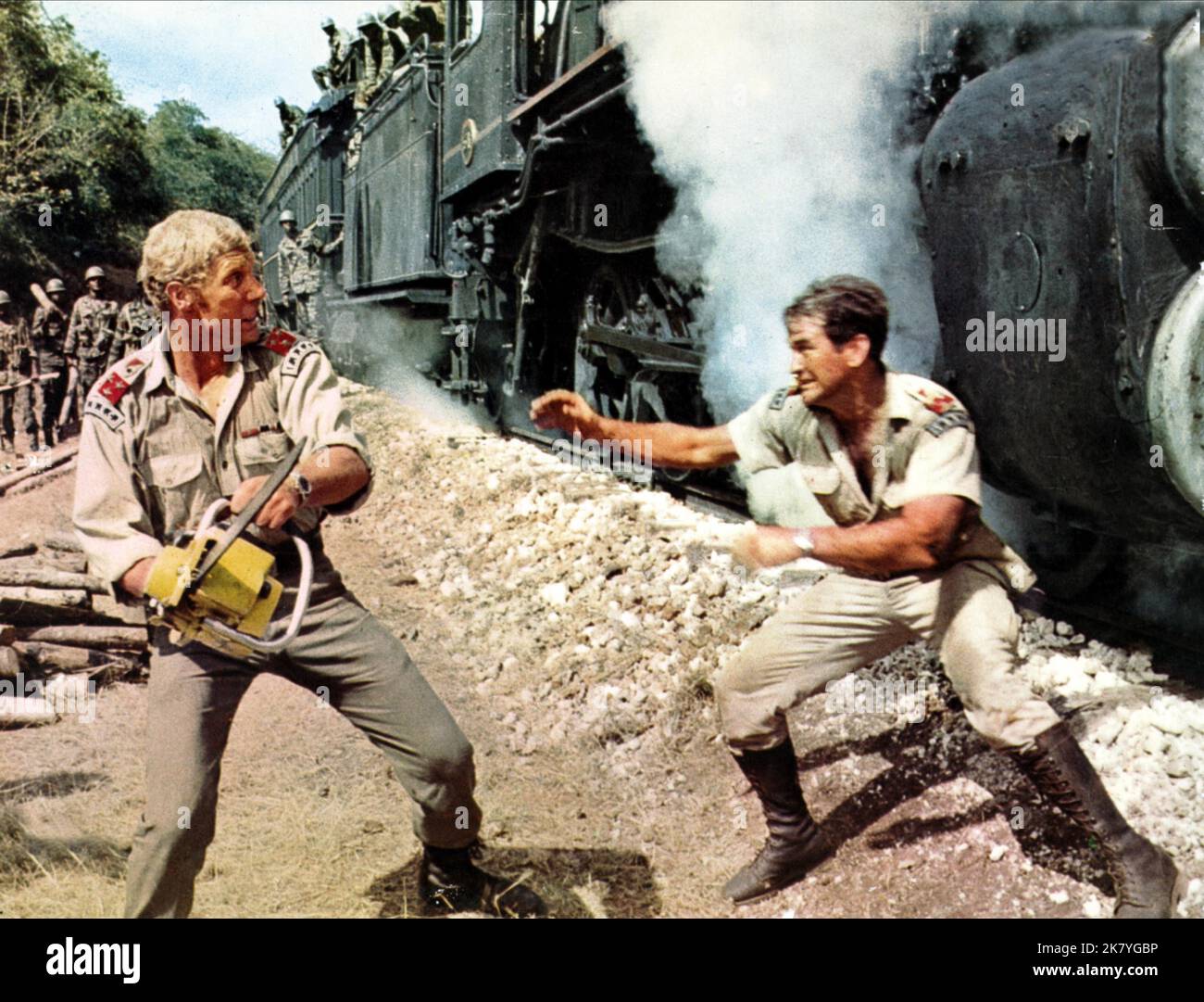 Peter Carsten & Rod Taylor Film: The Mercenaries; Dark Of The Sun (1964 ...