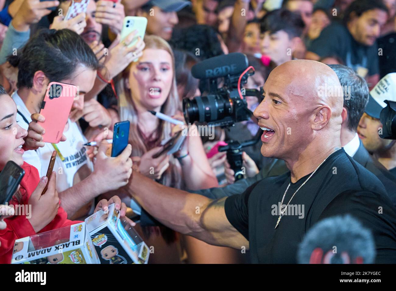 Madrid, Spain. , . Dwayne Johnso attends ‘Black Adam' Premiere at ...