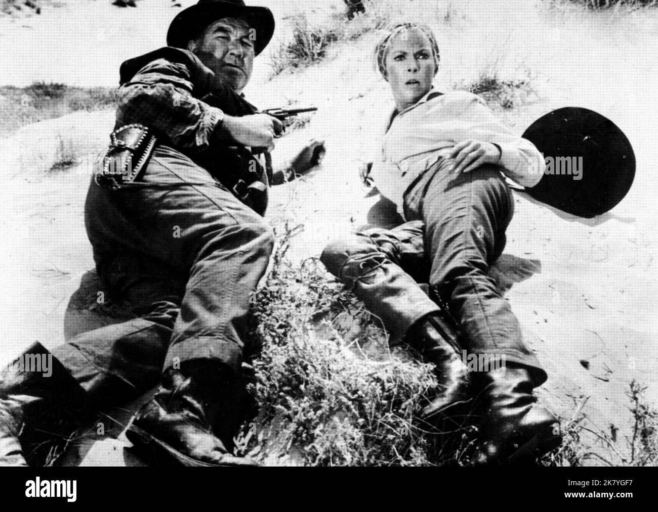 Broderick Crawford & Janet Leigh Film: Kid Rodelo (1966) Characters ...