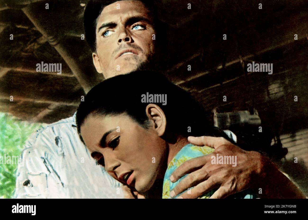 Jeffrey Hunter & Barbara Perez Film: No Man Is An Island (1968 ...