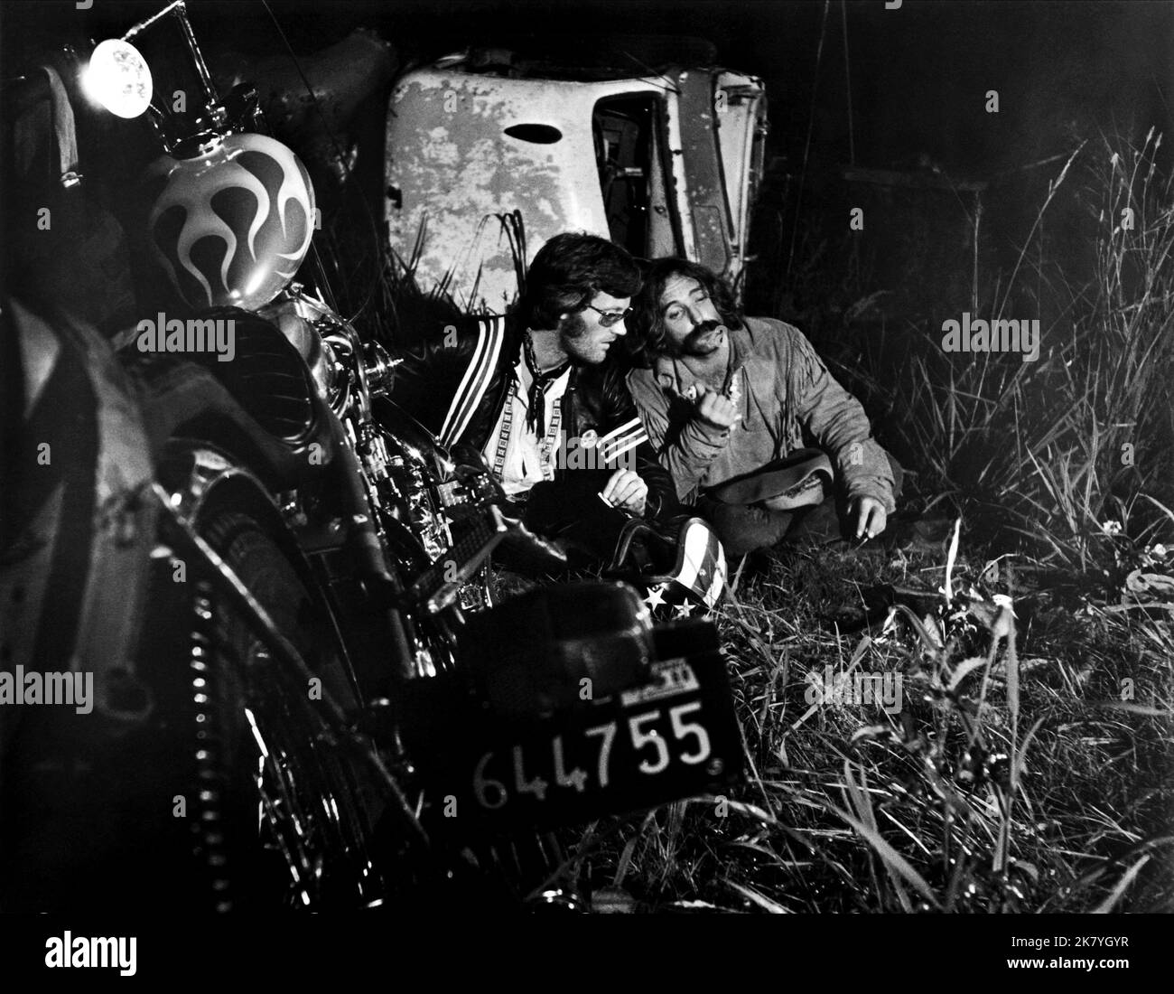 Dennis Hopper & Peter Fonda Film Easy Rider (USA 1969) Characters ...