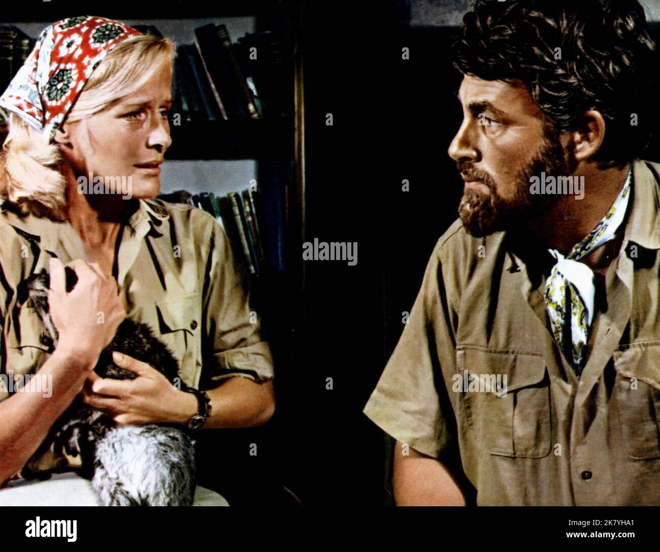 Virginia Mckenna & Bill Travers Film Born Free (USA/UK 1966) Characters: Joy Adamson & George ...