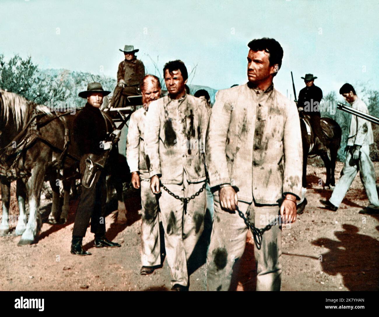 Audie Murphy & Ben Cooper Film Arizona Raiders (1965) Characters: Clint ...