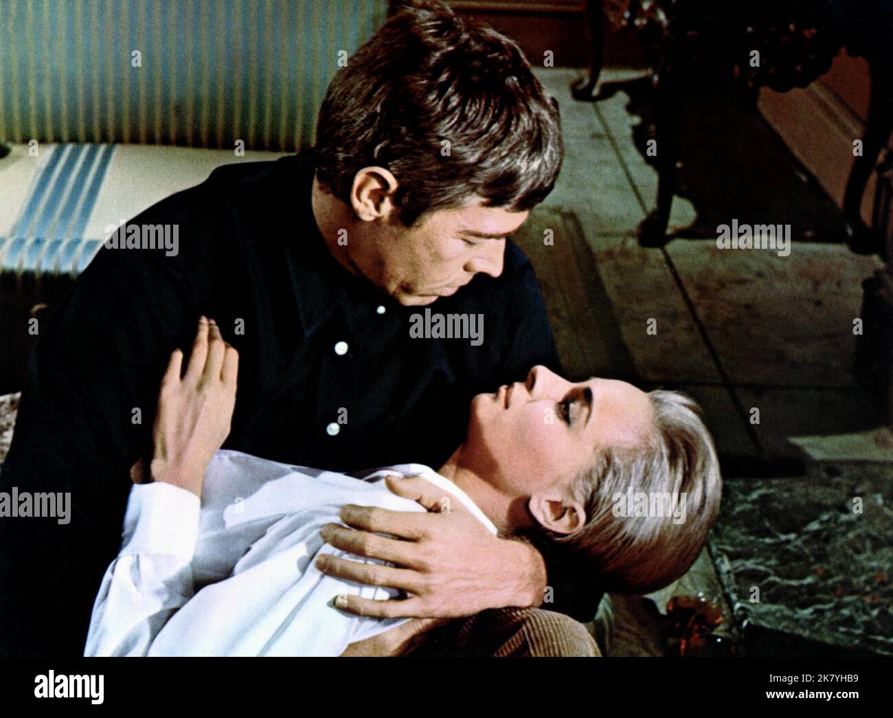 James Coburn & Camilla Sparv Film: Dead Heat On A Merry-Go-Round (USA 1966) Characters: Eli ...