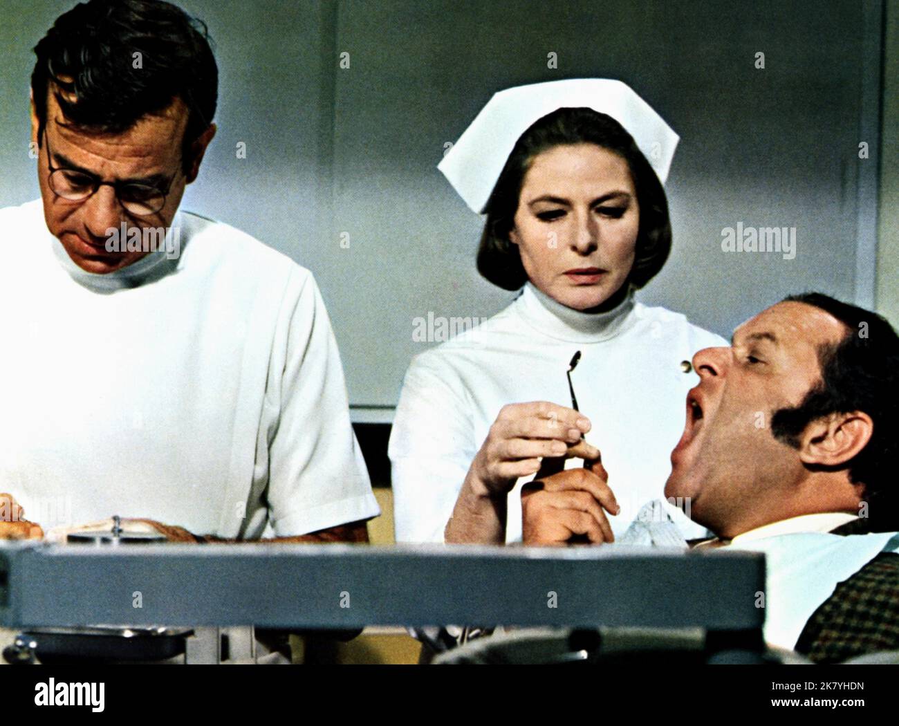 Walter Matthau, Ingrid Bergman & Jack Weston Film: Cactus Flower (USA ...