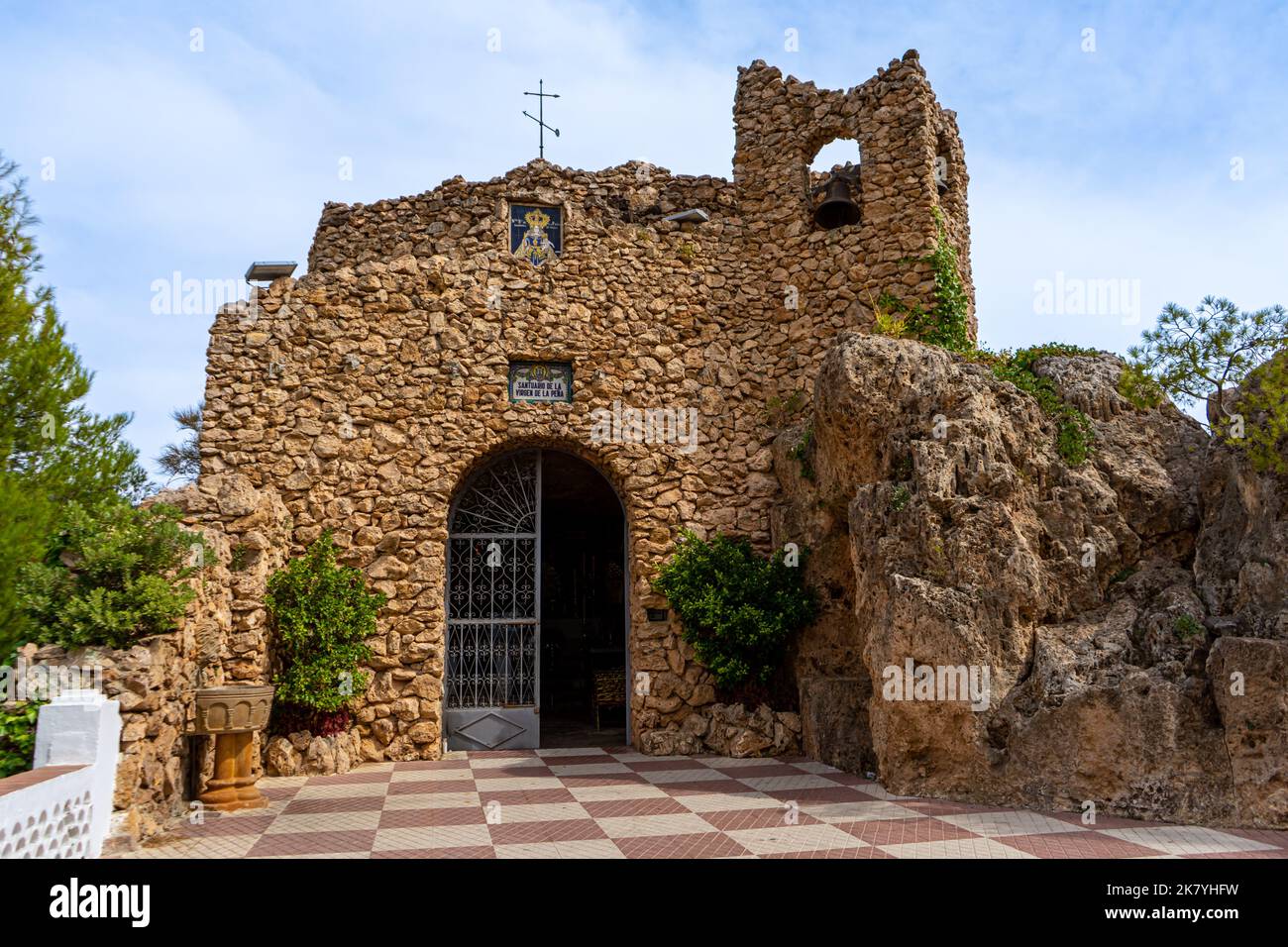 MIJAS, SPAIN - October 2, 2022: Catholic church - Ermita de la Virgen ...
