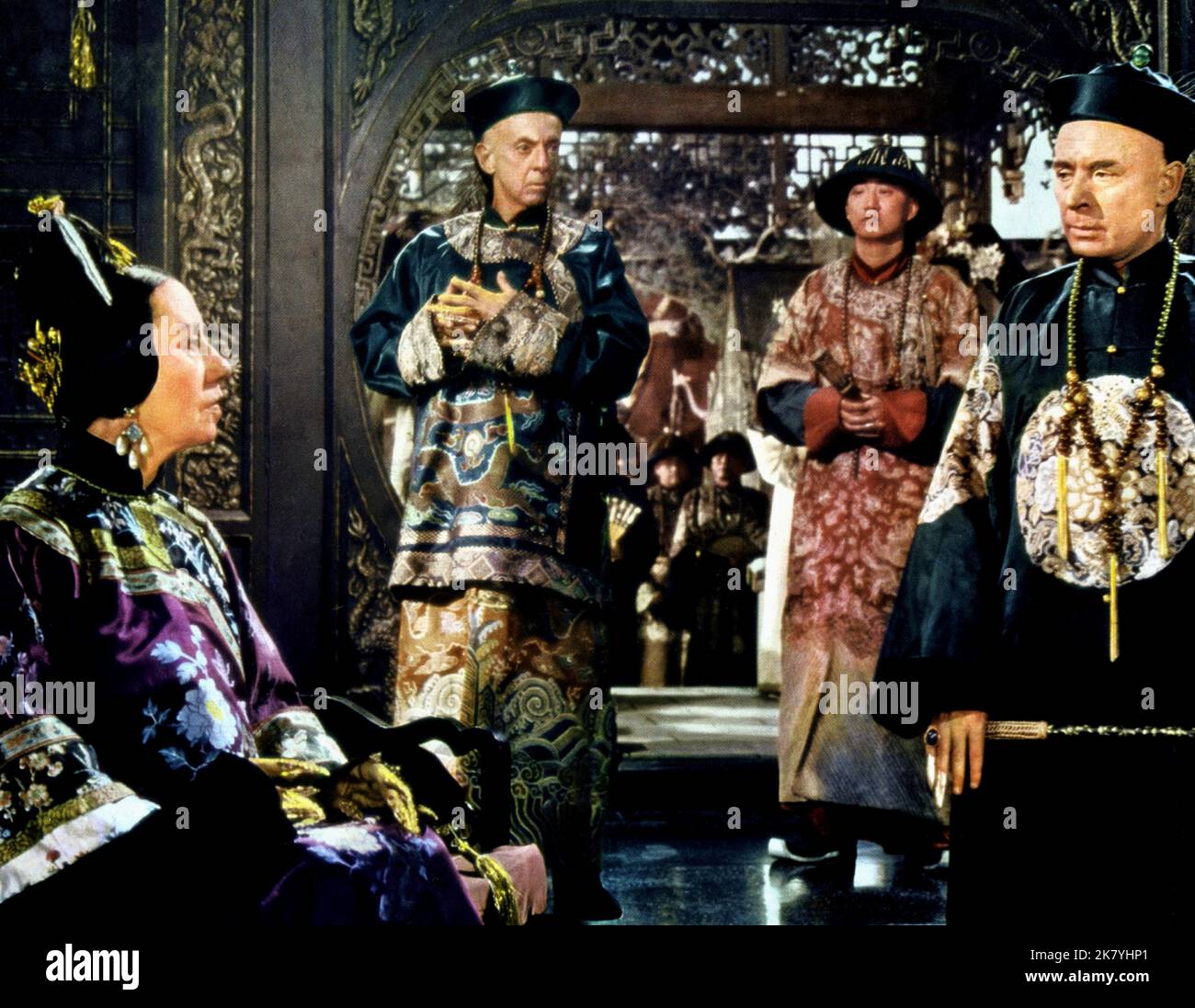 Flora Robson, Robert Helpmann & Leo Genn Film: 55 Days At Peking (USA ...