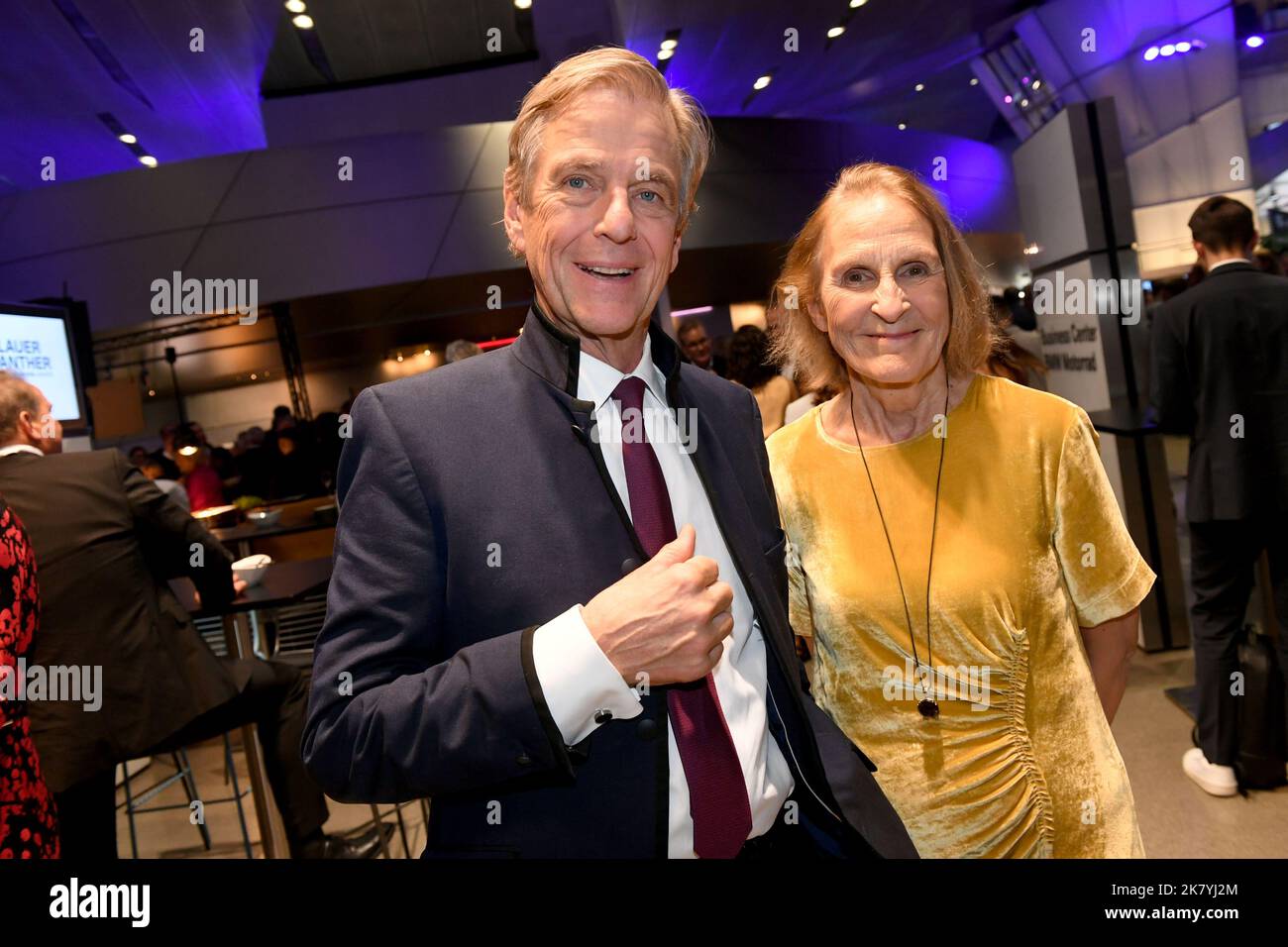 Munich, Germany. 19th Oct, 2022. Journalist Claus Kleber and film ...