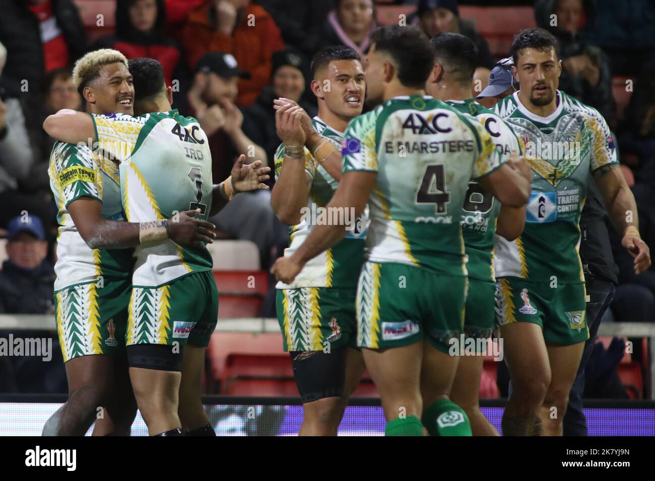 Leigh, UK. 19th Oct, 2022. Leigh Sports Village, Leigh, Lancashire, 19th October 2022 Rugby ...