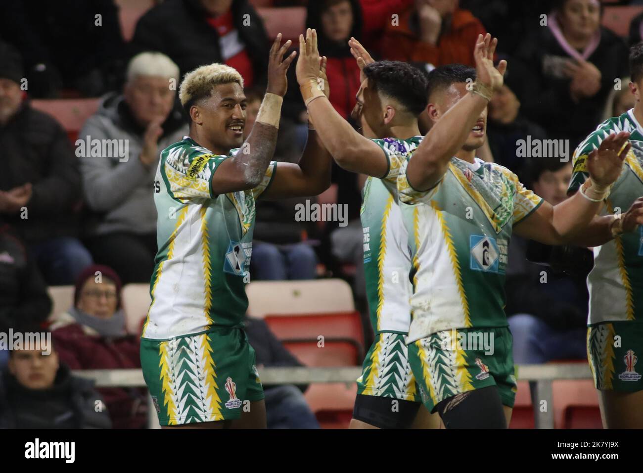 Leigh, UK. 19th Oct, 2022. Leigh Sports Village, Leigh, Lancashire ...