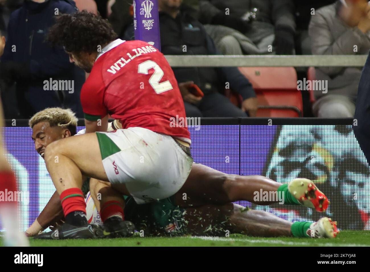 Leigh, UK. 19th Oct, 2022. Leigh Sports Village, Leigh, Lancashire ...