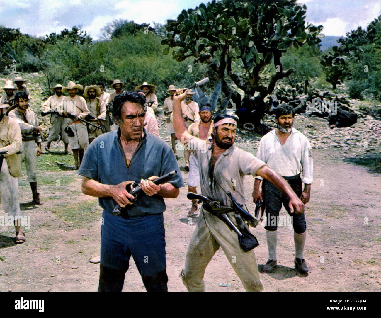Anthony Quinn & Jorge Martinez De Hoyos Film Guns For San Sebastian ...