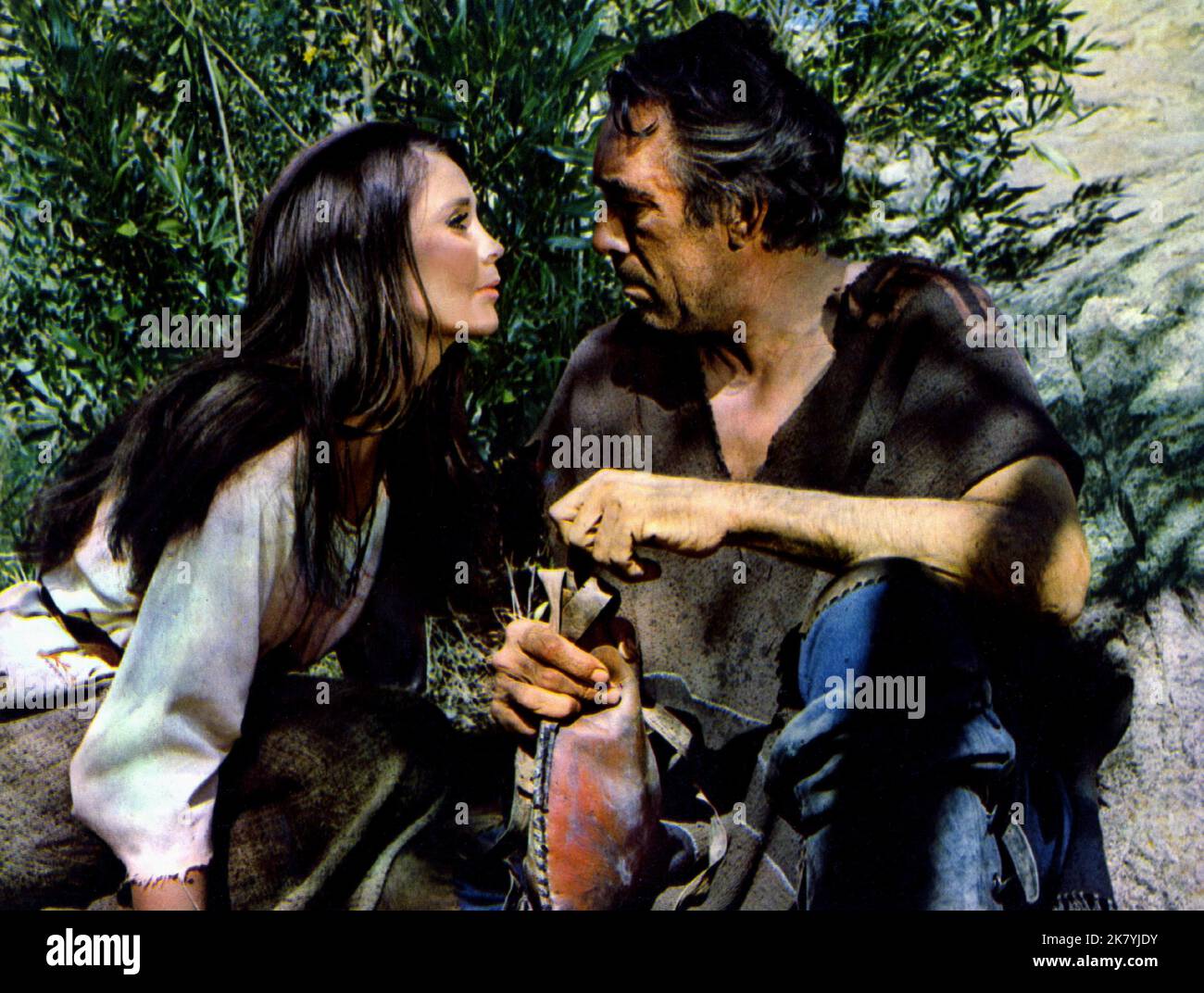 Anjanette Comer & Anthony Quinn Film Guns For San Sebastian (1968 ...