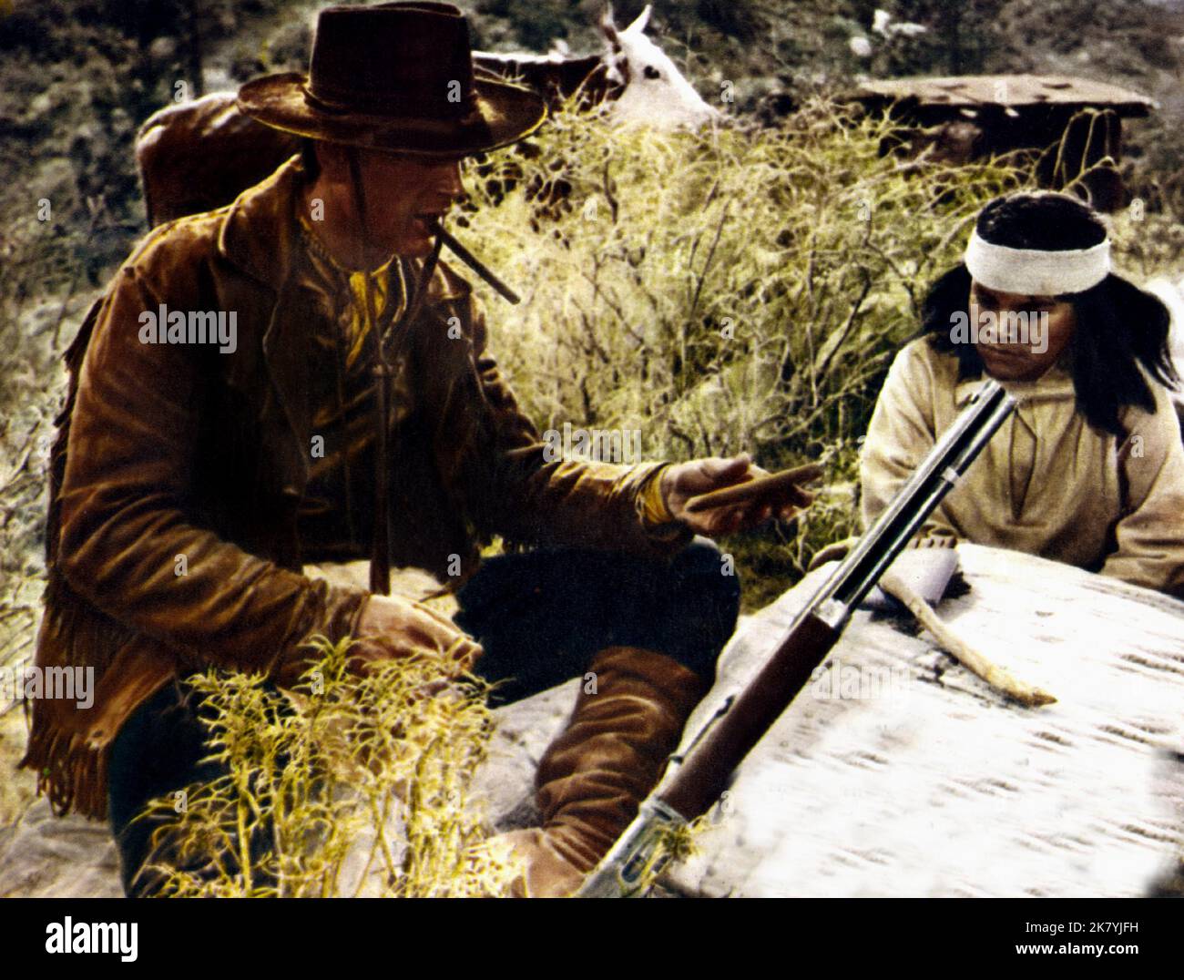 Gregory Peck & Noland Clay Film: The Stalking Moon (USA 1968 ...