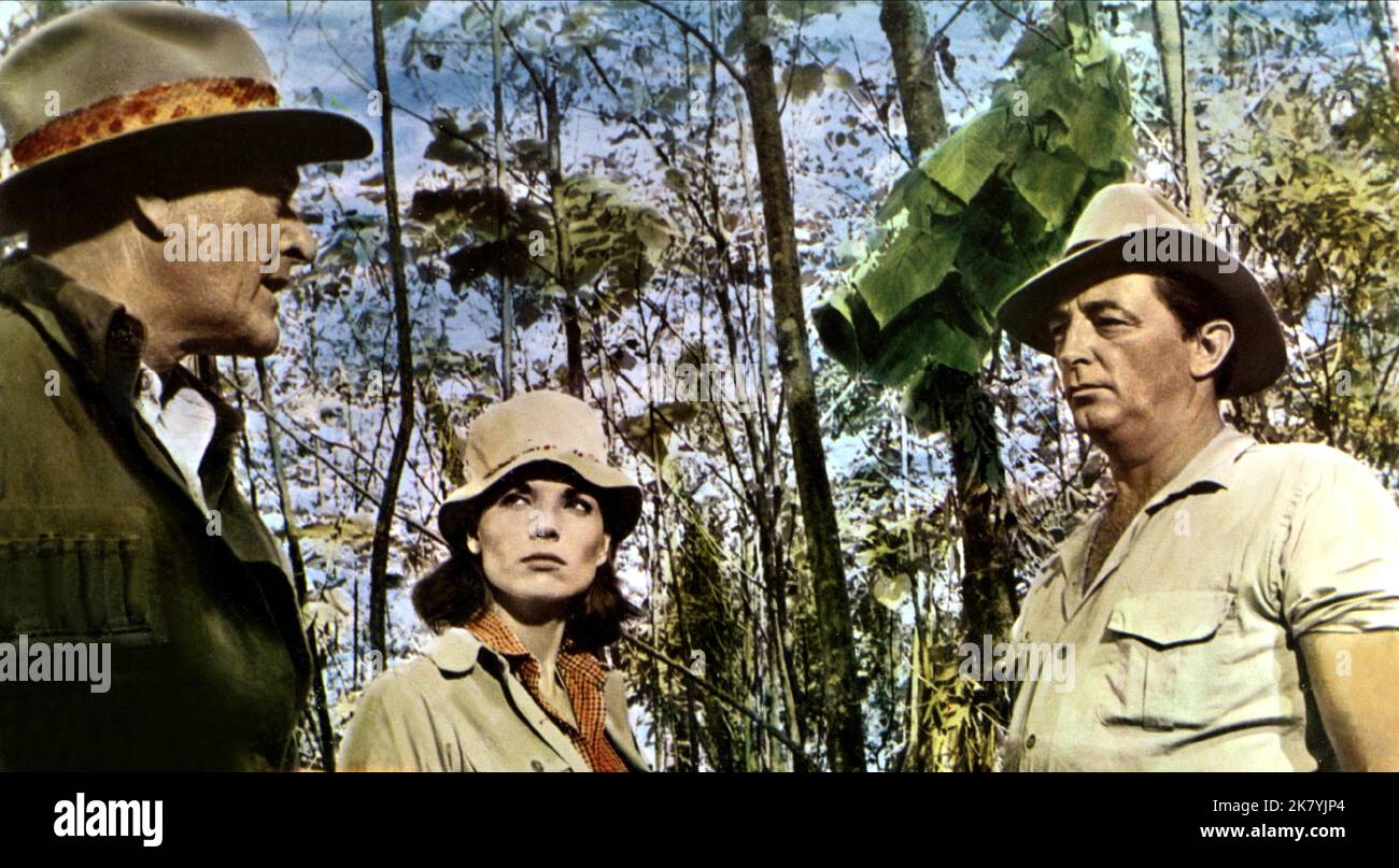 Jack Hawkins, Elsa Martinelli & Robert Mitchum Film Rampage (1962 ...